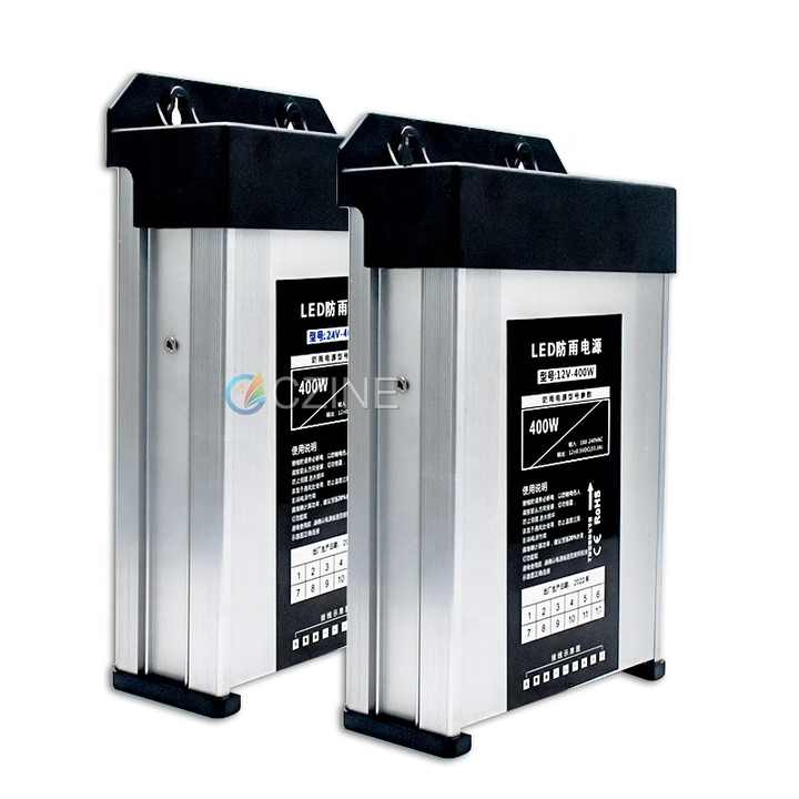 CZINELIGHT Rainproof Switch Power Supply LED Light Box 12V 400W