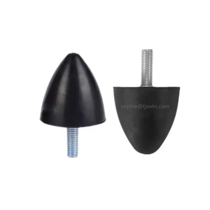 SWKS Damper M6 M8 M10 Parabolic Rubber Metal Buffer Male Thread Conical ...