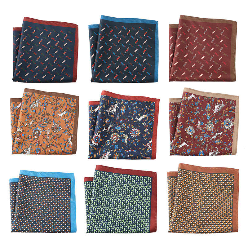 Large 30CM Unisex Handkerchief Paisley Floral Prints Soft Thin Pocket ...