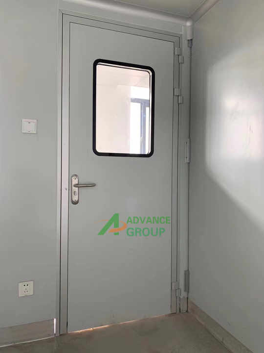 SS316 Cleanroom Door Chemical Resistant Surface Tight Seal Bio ...