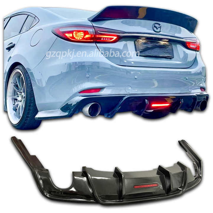 Rear Bumper Rear Lip Diffuser Rear Spoiler for Mazda 6