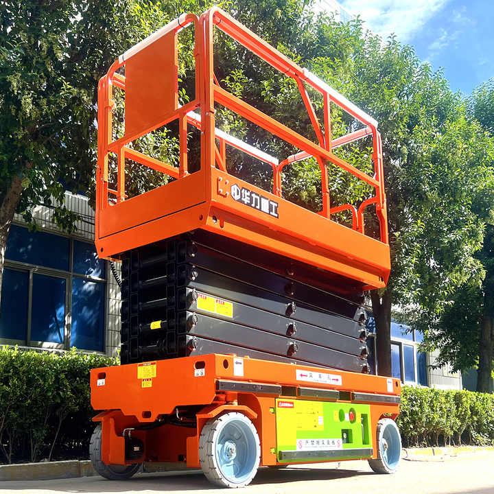 CE 300kg 6m 8m 10m 14m Small Mobile Scissor Lift Compact Scissor Lift ...