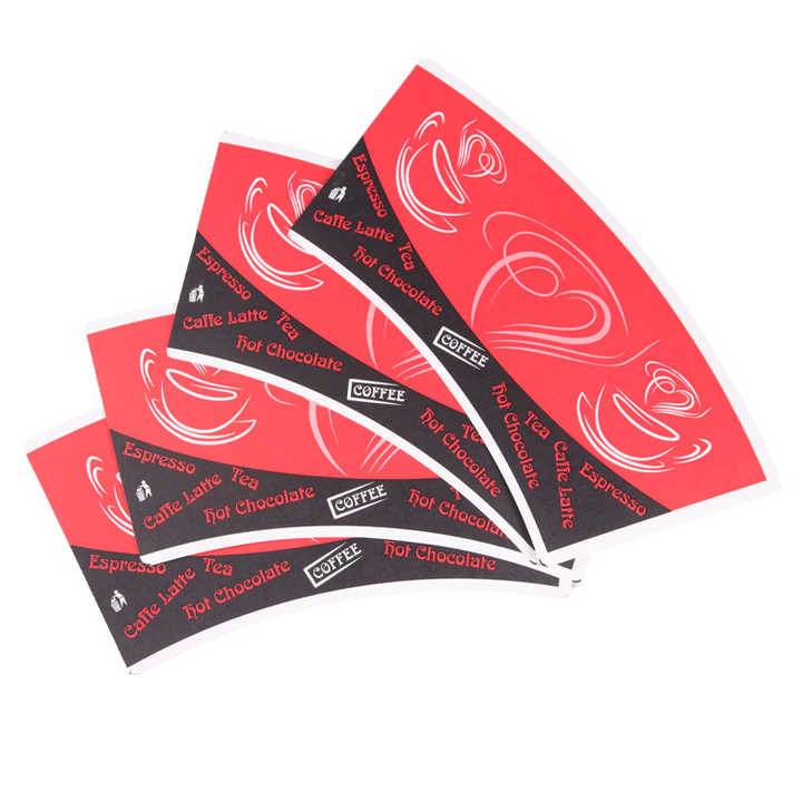 Dual Wall Paper Fans for Customizable Logo PE Coated Cups