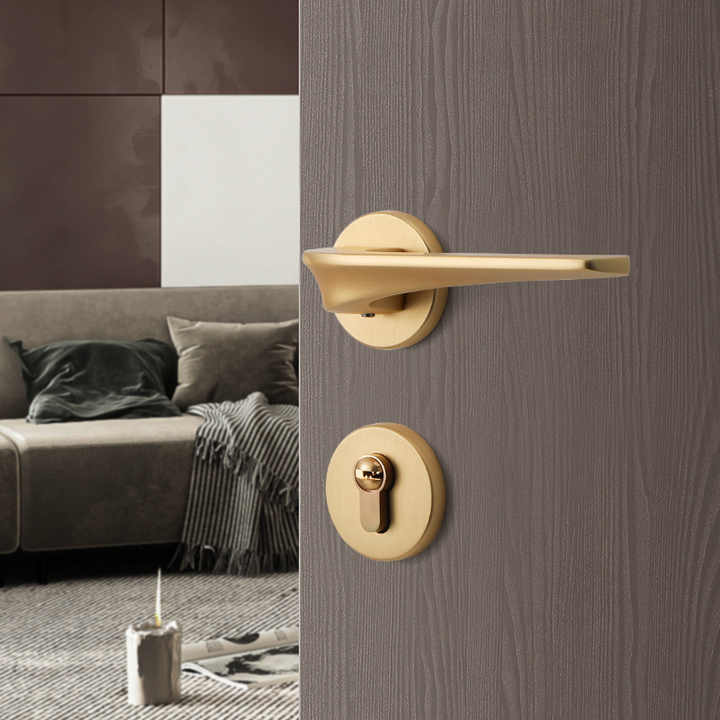 Door Handles Luxury Nord Modern Scandinavian Interior Bedroom Door Lock ...