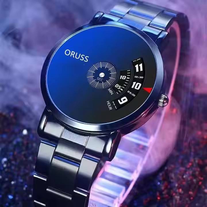 Oruss 862 Luxury Waterproof Men's Quartz Watch in Stainless Steel ...
