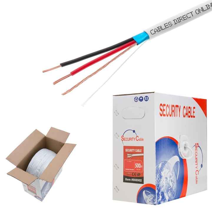 Cable de alarma antirrobo blindado de seguridad #24 AWG 2-20 núcleos ...