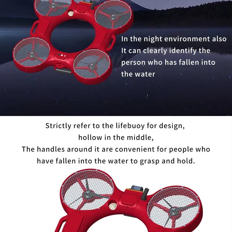Drone-Controlled Rescue Lifebuoy with Waterproof Camera for Diving ...