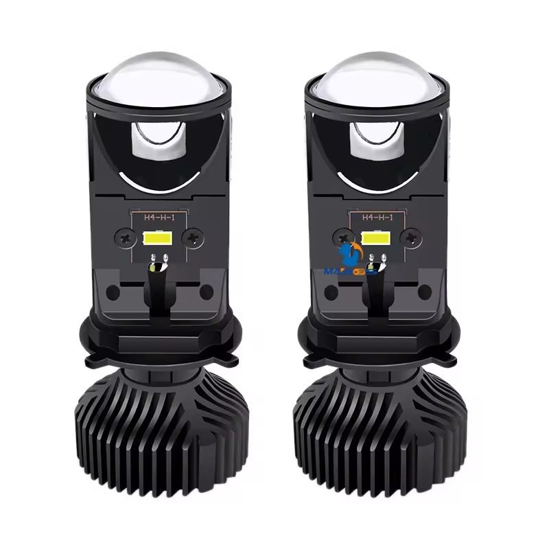 Factory's Newest 70W 16000LM H4 LED Headlight Bulbs Mini Projector Lens ...