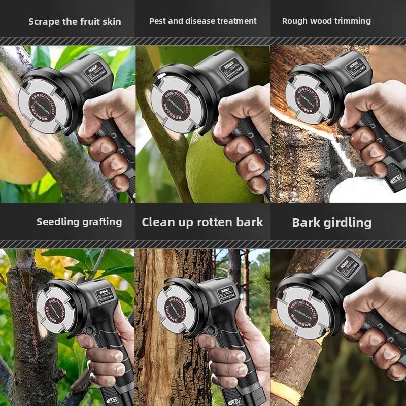 KOMAX Electric Lithium Battery-powered Bark Scraping Machine for Fruit ...