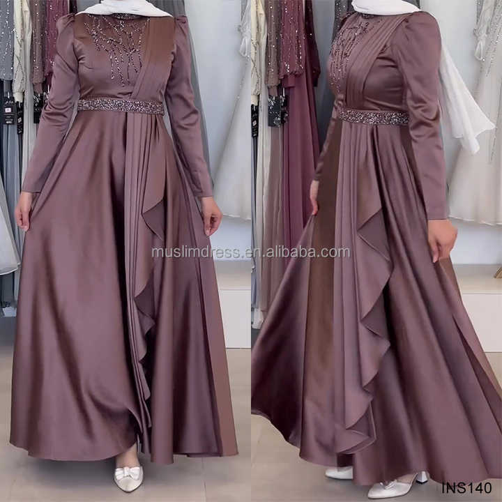Shop 2025 Habib New Muslim Women Dress Party Abaya Designs
