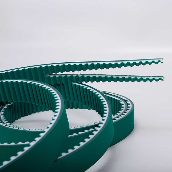 Polyurethane Timing Belt, 50mm Wide, with Green Polyamide Fabric ...