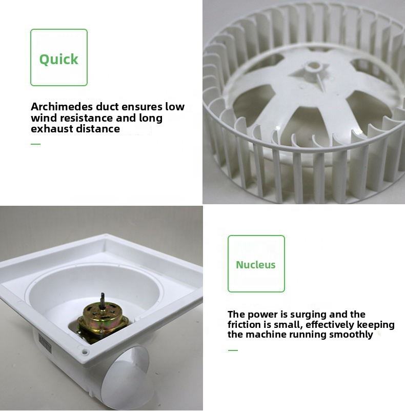 Electric ABS Integrated Ceiling & Roof-Mounted Exhaust Fan Ventilation ...