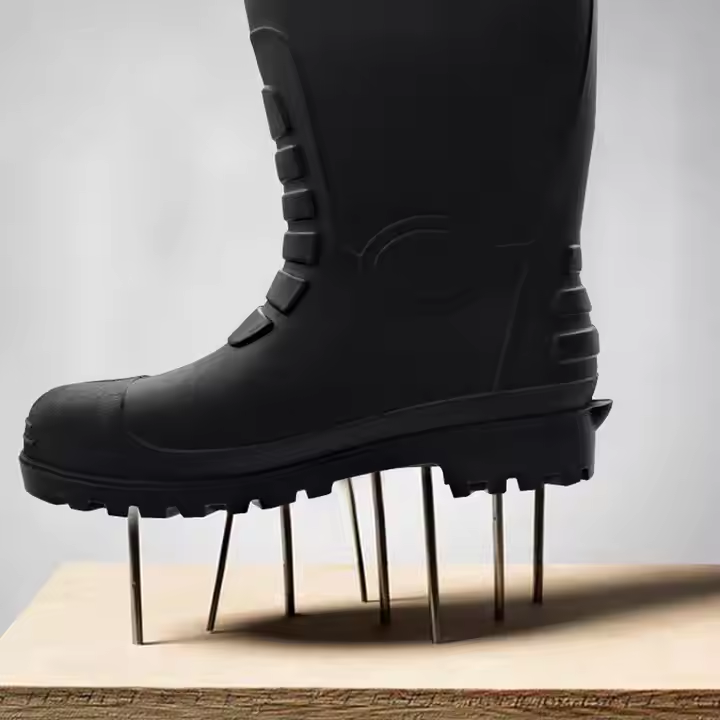 Best Price CE Certified Steel Toe Boots for Mining Gumboot Anti-smash ...