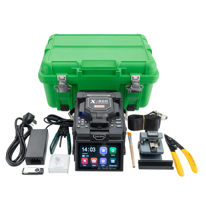 Fusion Splicer S-16 X800 All Metal Splicer Fiber Optic Cladding FTTx ...