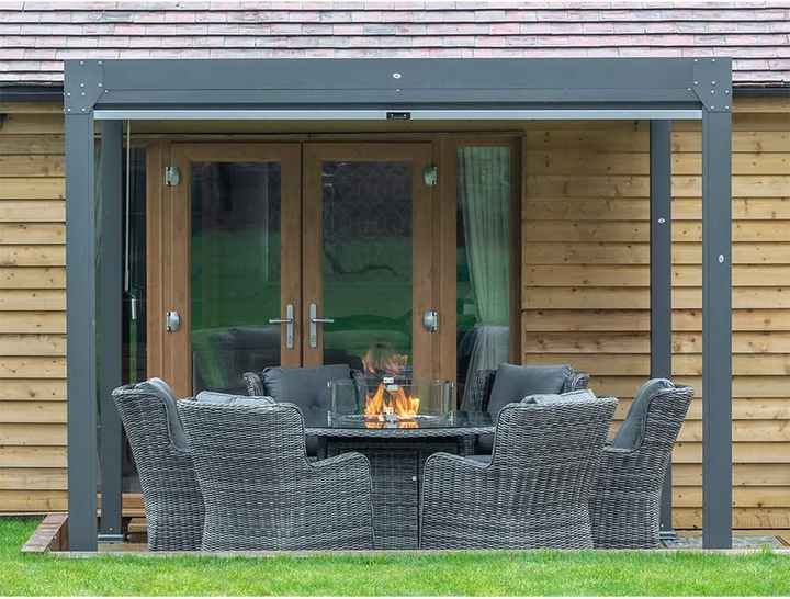 Outdoor Furniture Canopy Tent Pergola Gazebo Wpc Pergola Wood Modern ...