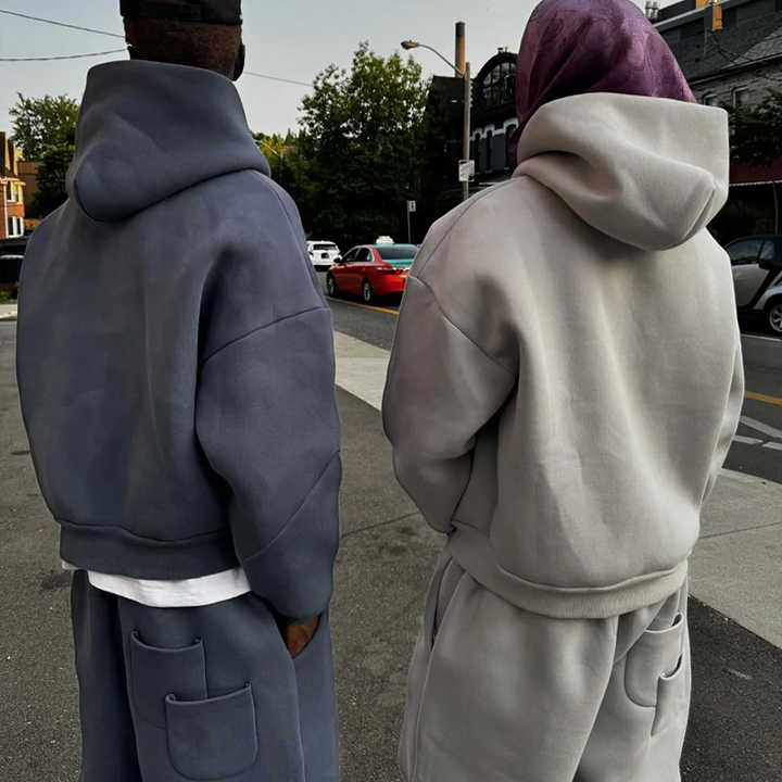 Qianshi Custom High Quality Baggy Tracksuit for Men