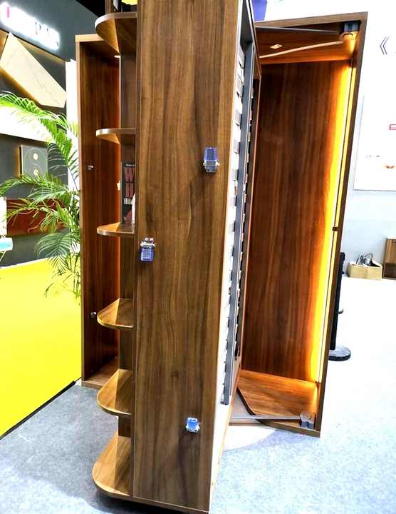 Rotating Wall Bed with Mounting Table - Smart & Stylish