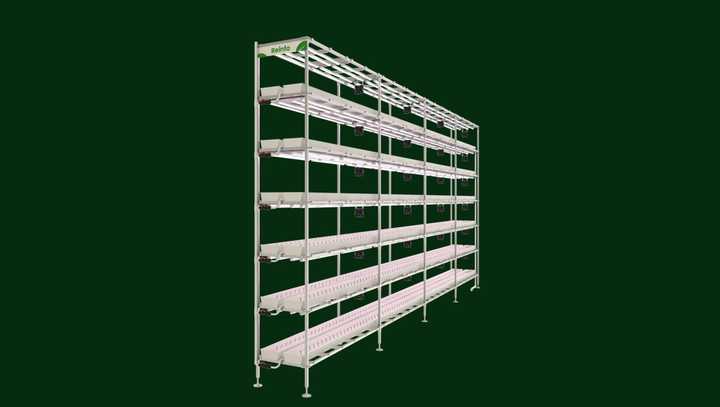 Vertical Grow Rack Dripping Irrigation System Hydroponics Farm Plants ...