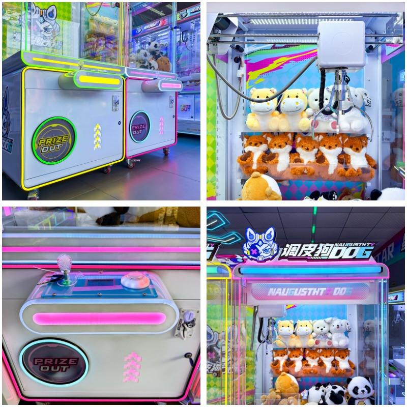 Luxury Rounded-corner Naughty Dog Acrylic & Metal Doll Machine| Alibaba.com