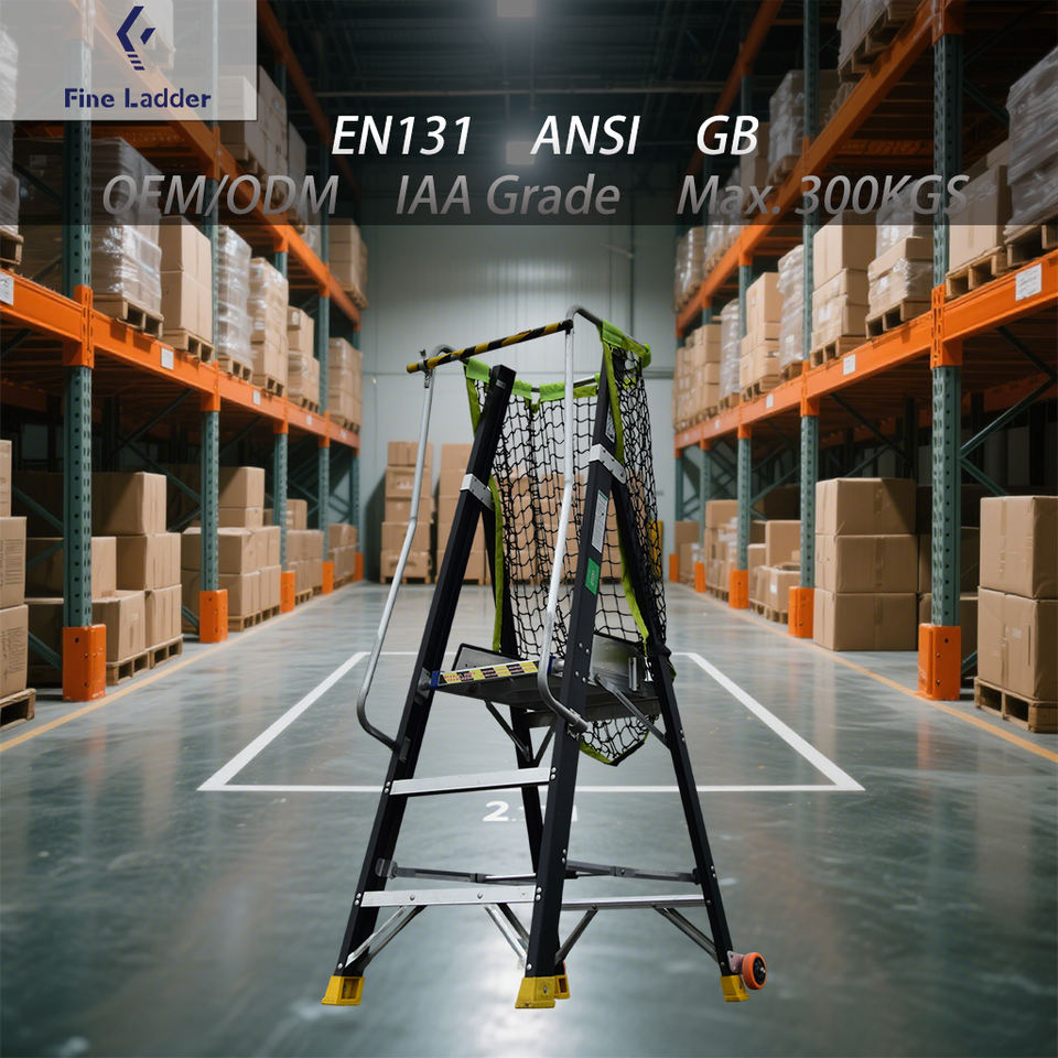 Industrial Fiberglass Insulated Ladders Portable Combination Structure ...
