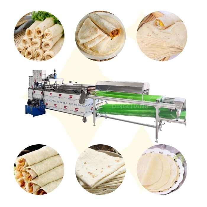 Multi-shaped Chapati Skin Making Machine Fully Automatic Machine Corn ...