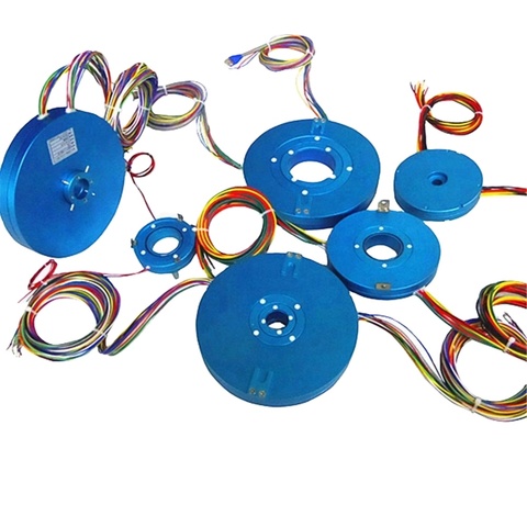 Miniature Slip Ring - PCB Spring Flat Hollow Turntable