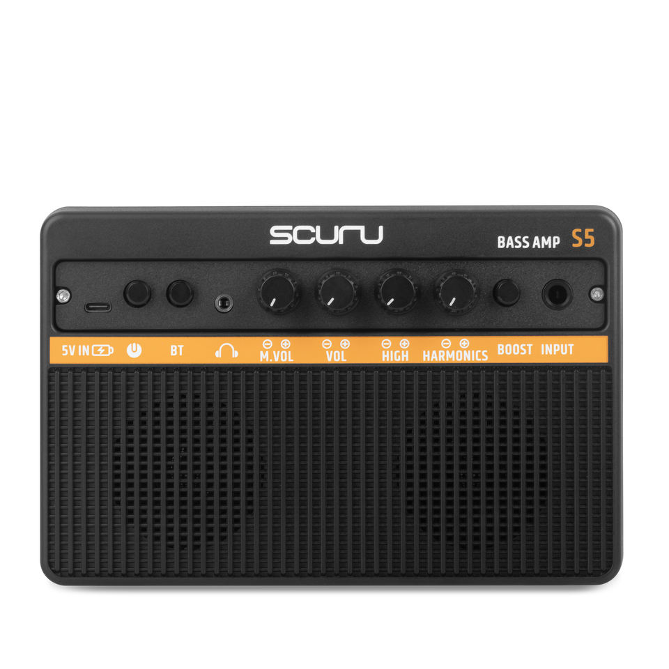 Scuru S5B Portable Mini 10W Bluetooth Bass Amp - ABS Material