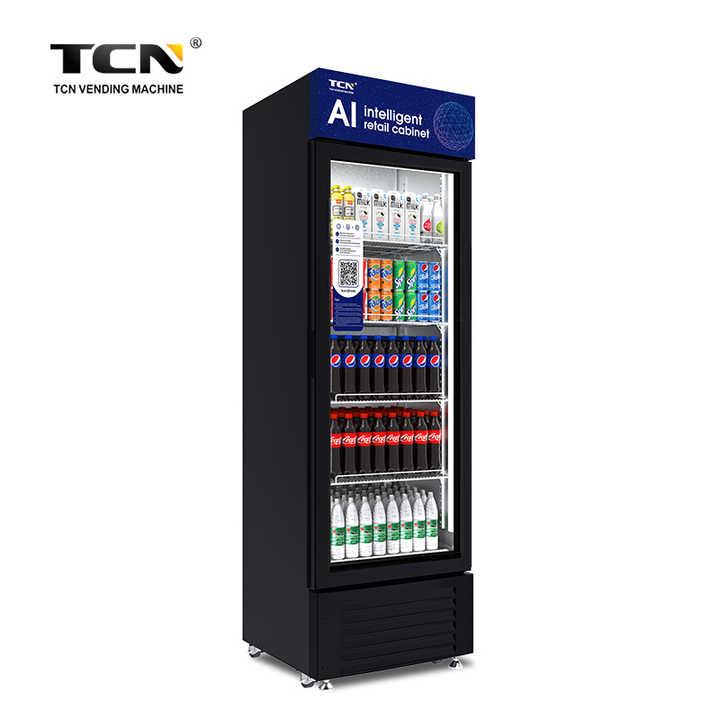 TCN AI Visual Identity Vending Machine - Fresh & Smart