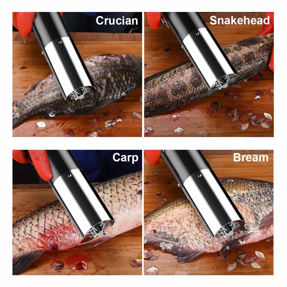 Fish Cleaning Kitchen Accessories Tools Electric Fish Scale Machine ...