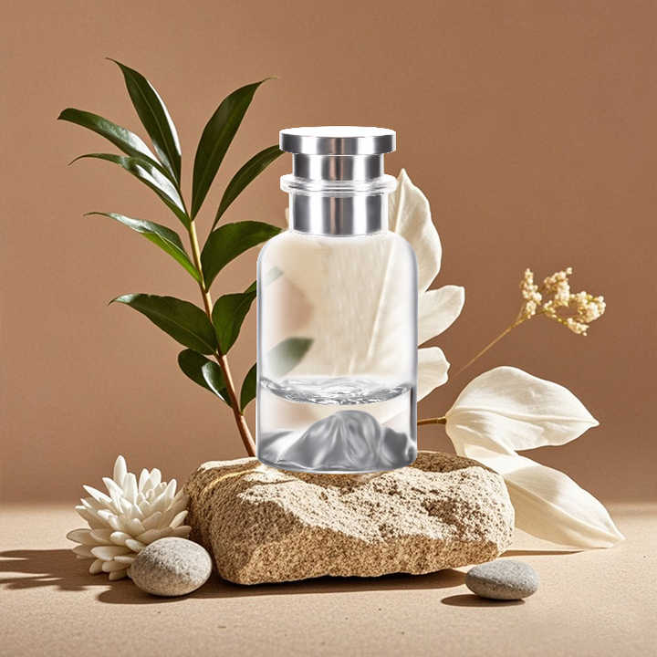 Silver Volcano Bottom High End Wholesale Pump Sprayer Glass Bottle 50ml ...