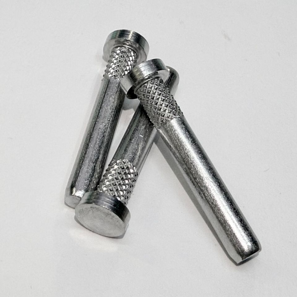 Stainless Steel Flat Head Knurled Dowel Pins, Customizable Precision ...