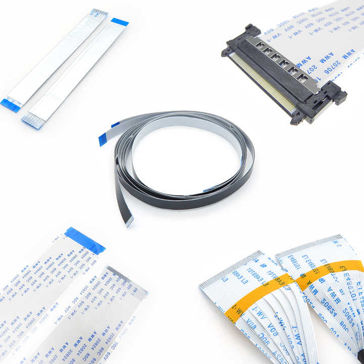Awm 20706 105c 60v vw 1 0.5mm Pitch 24 Pin Flex Ffc Cable for I3200 ...