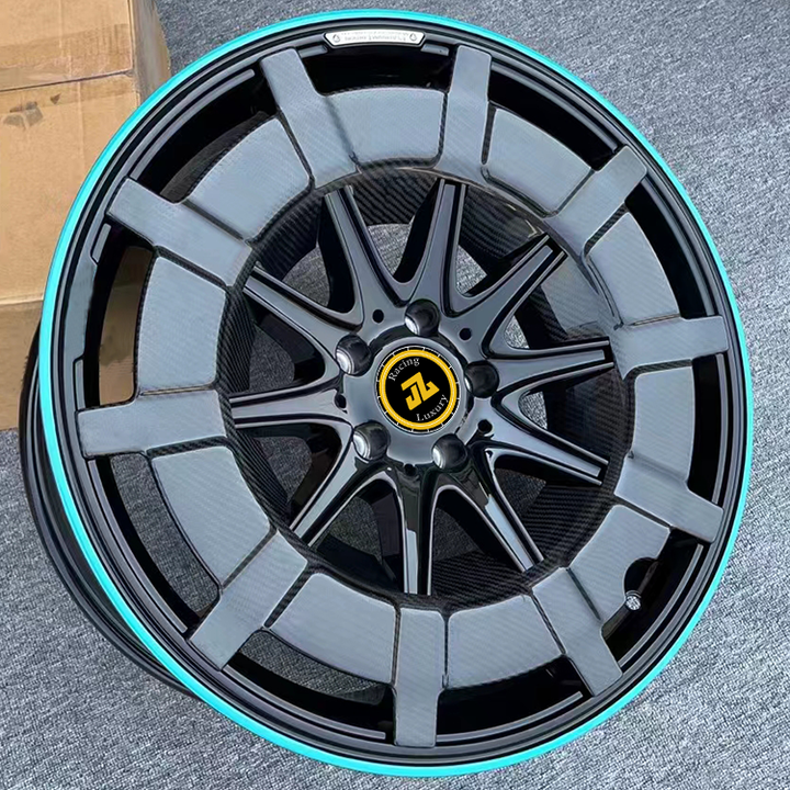 Premium Jz Custom Carbon Fiber TwoPiece Wheels 5X120 Bolt Pattern for ...