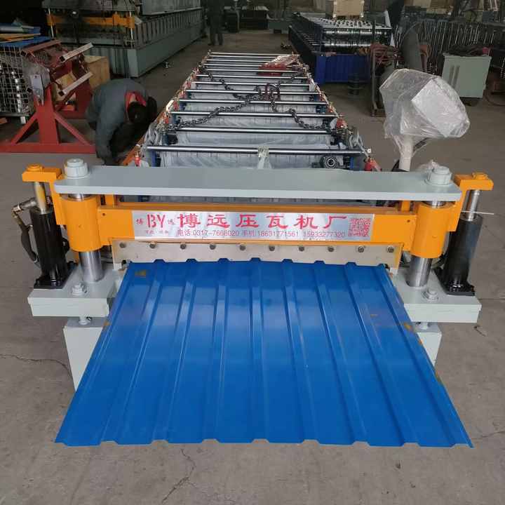 Color Steel Roof Panel Tile Making Machinery Fully Automatic Tile ...