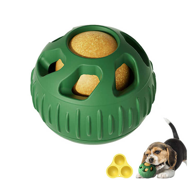 Durable Interactive Frozen Treat Dispensing Puzzle Dog Ball Toy ...