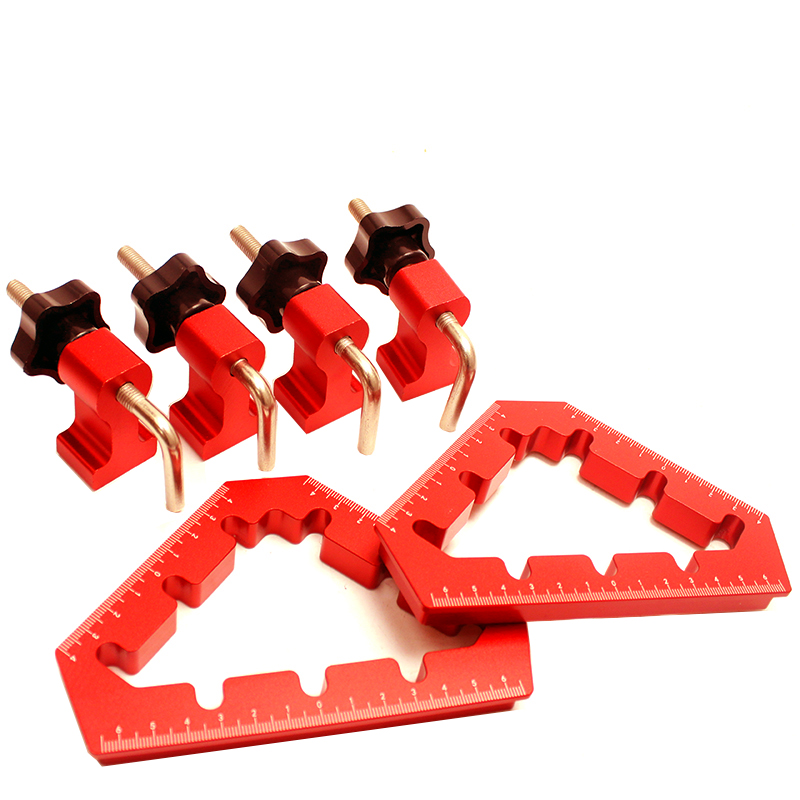 Woodworking Adjustable Angle Clamp Aluminum Right Angle Clamp G Clamp L ...