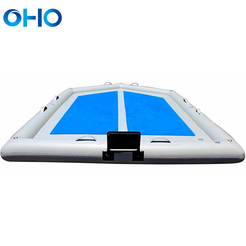 Inflatable Floating Platform With Optional Tent Air Swimming Water ...