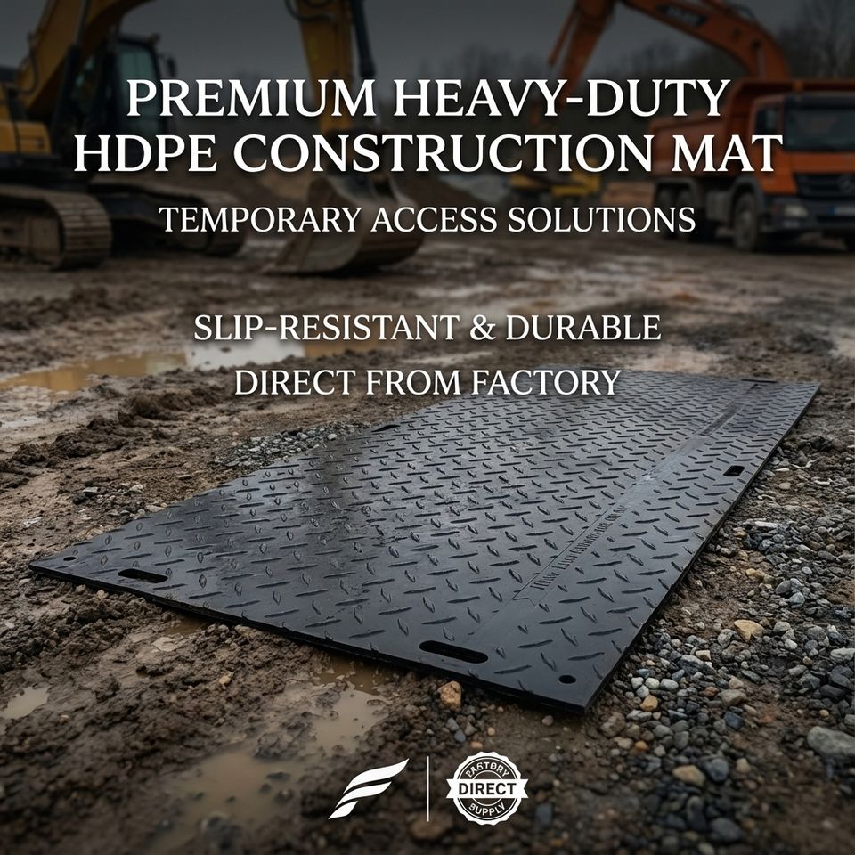 FarSight Model A3 4x8 ft HDPE Ground Protection Road Mats High Strength ...