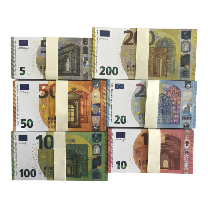 Custom Realistic Various Denominations Prop Euro Money Movie Prop ...