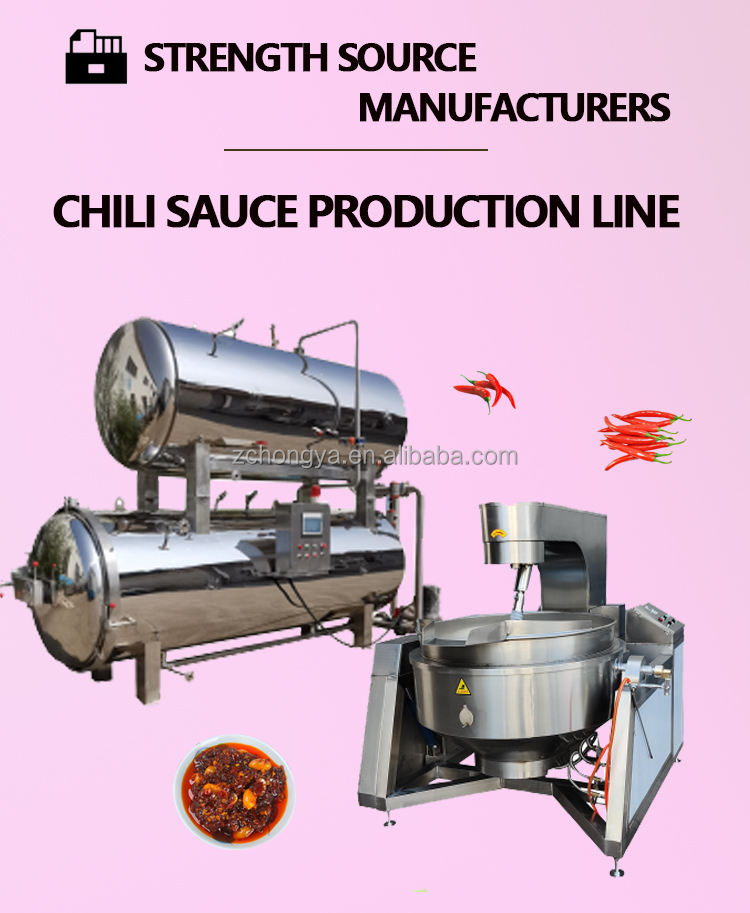 Hot Sauce Production Line/Chili Sauce Production Line/Fresh Chili Sauce ...