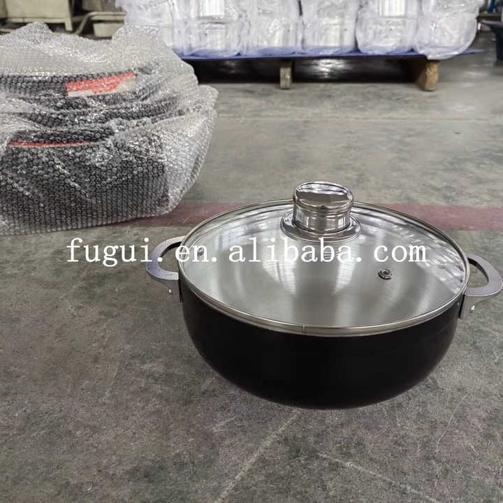 South America Hot Sale Caldero Satin Cooking Pot 20-38cm Aluminum Sauce ...