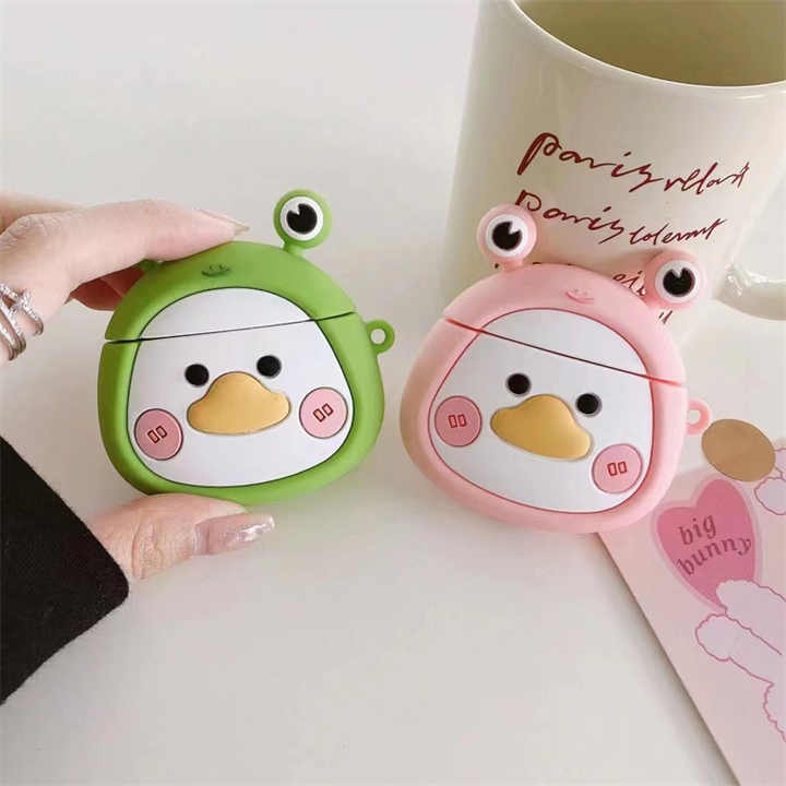 Wholesale Cartoon Cute Frogs Soft Silicone Case for Airpods