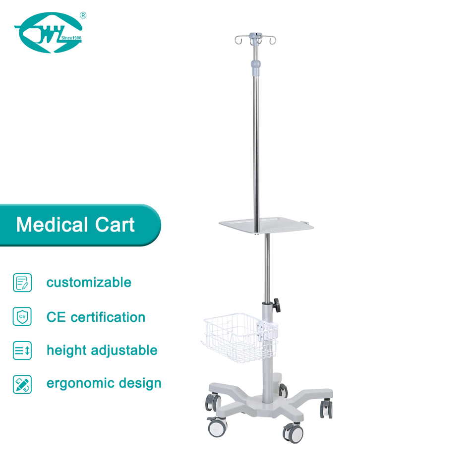 WEIYE High-flow Medical Cart Mobile Instrument Trolley Infusion Pump ...