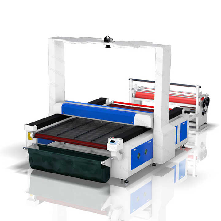 Large CNC Laser Cutting Machine for Fabric Cloth with Conveyor Platform ...