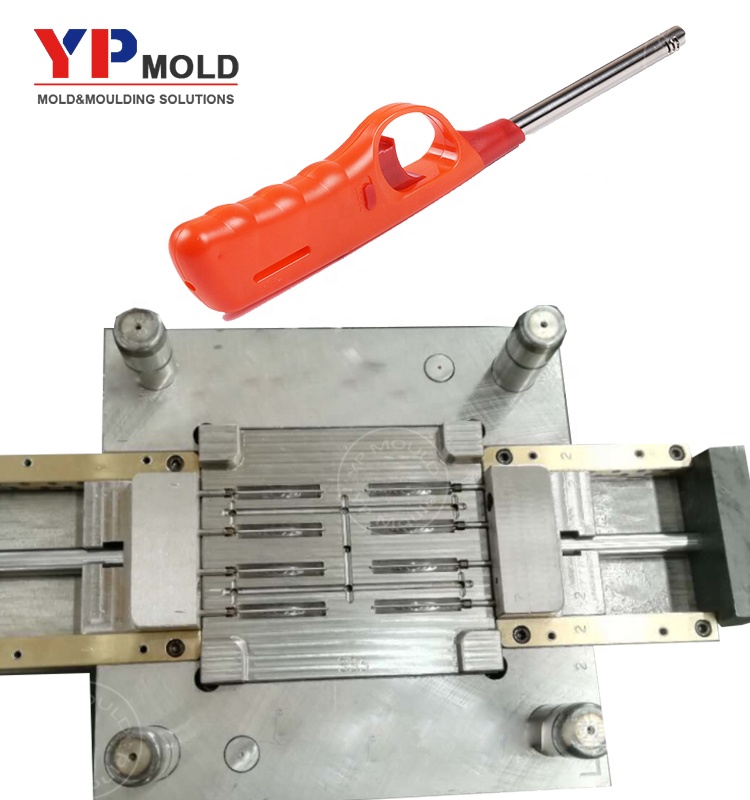 Custom plastic injection gas lighter gun shell mould BBQ Gun Lighter ...