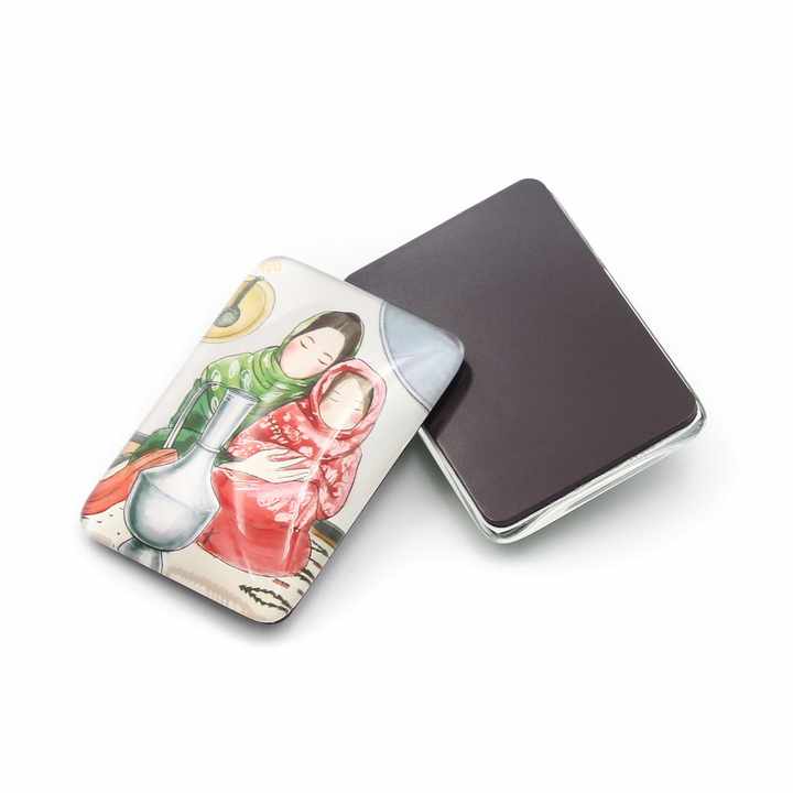 Custom Any Photos Round Glass Fridge Magnet Tourist Souvenir Gift ...