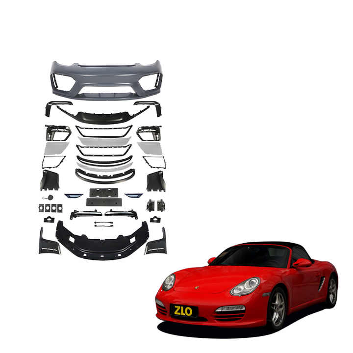 Car Modification Body Parts Front Bumper Assembly 718 987 GT4 RS Style ...