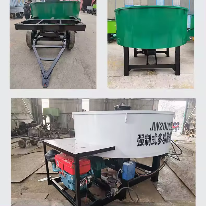 JW500 Pan Mixer - Efficient Concrete Mixing Solutions