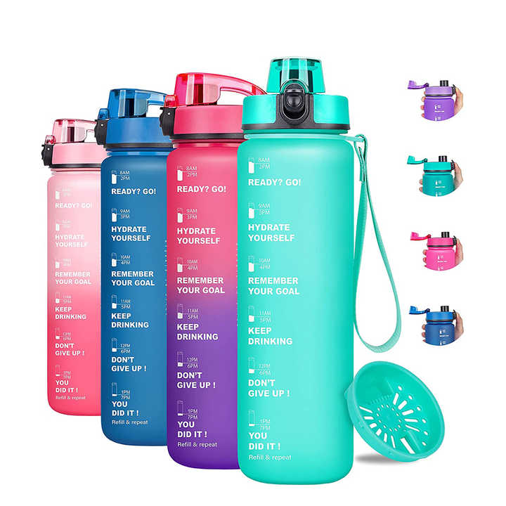 BPA Free Tritan Plastic 32oz Fitness Water Bottle