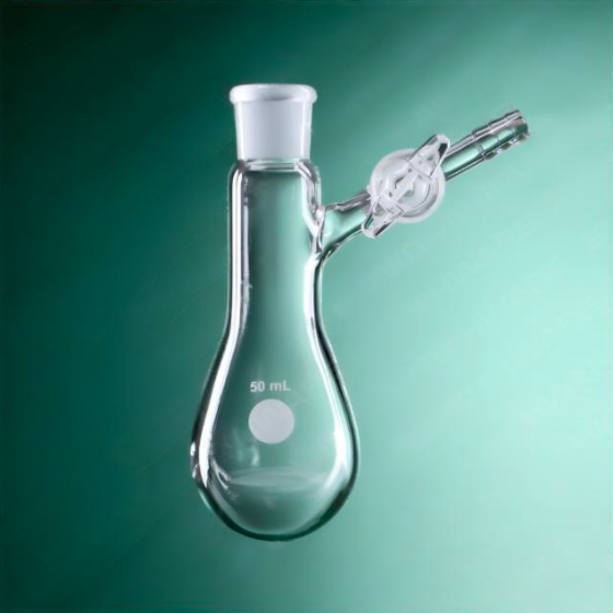 Reaction Eggplant Bottle, Laboratory Distillation Bottle, PTFE Section ...
